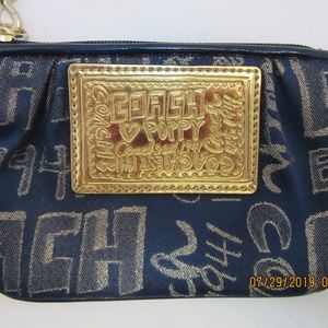 Coach | Bags | Coach Poppy Story Patch Glam Wristlet | Poshmark